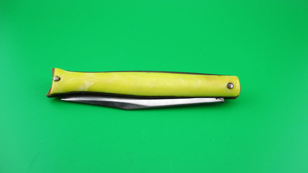 Colonial Shur Snap Fishtail yellow early 1950s switchblade – Apple ...