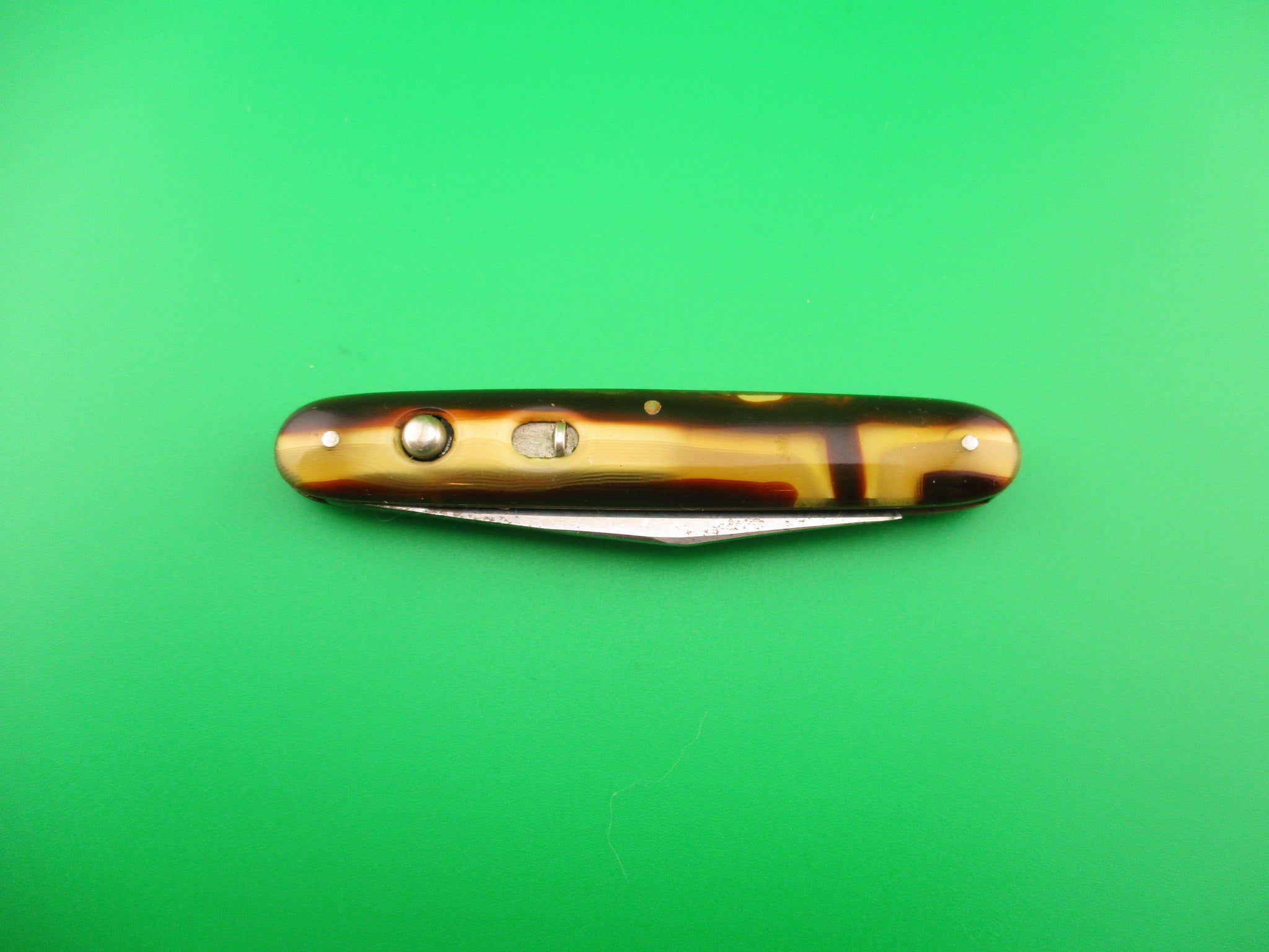 LL Bean Single 3 3/8" Cigar Single Butter & Molasses switchblade & cat ...
