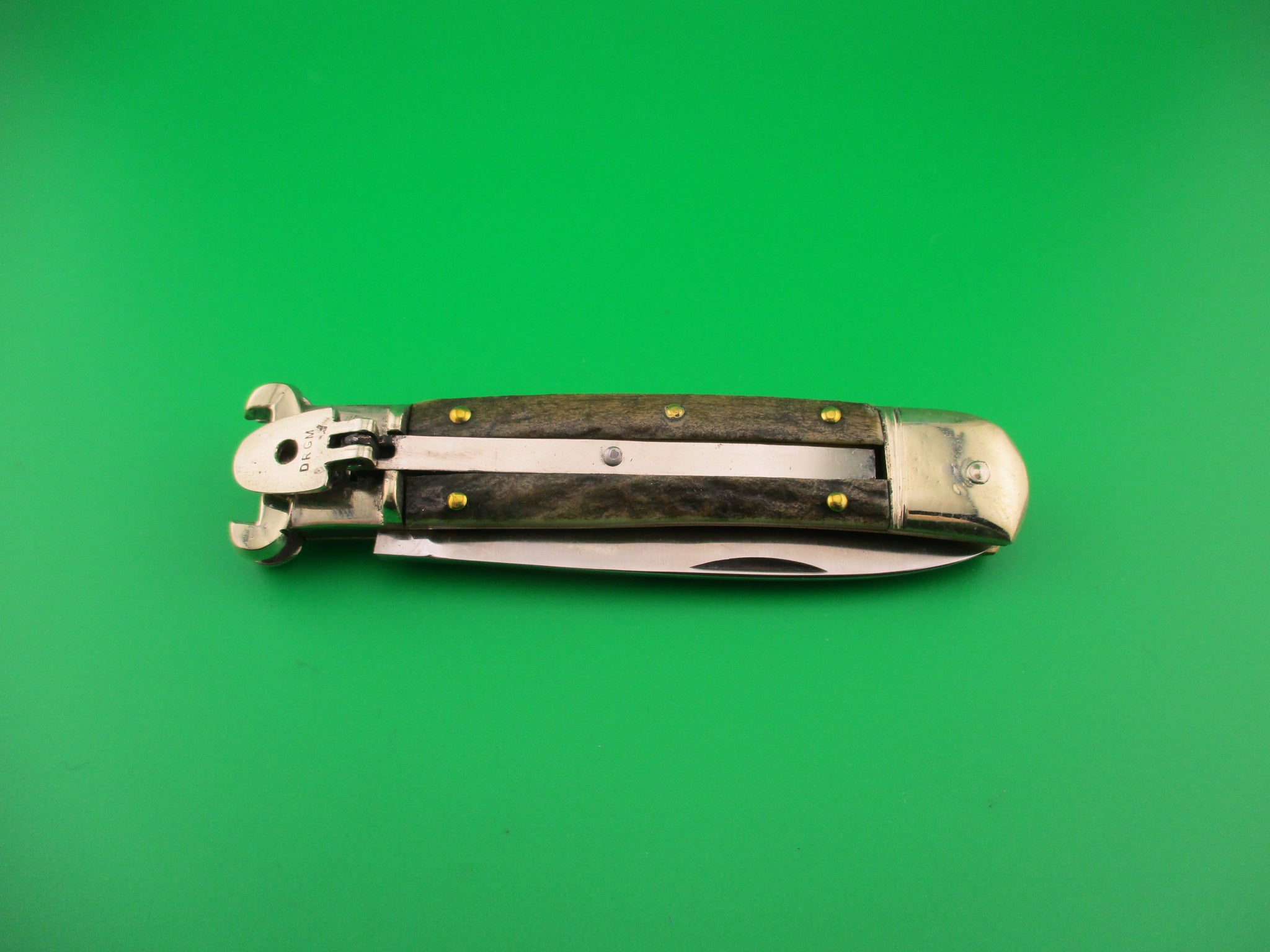 H.W. BOKER SOLINGEN-O. 20cm German Shell Puller Lever Stag automatic knife – Apple Valley Knives