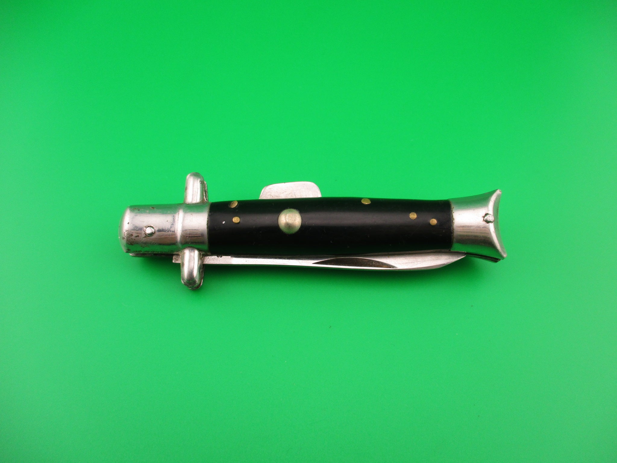 STAINLESS STEEL JAPAN VALOR 187-S 17cm Japanese FAKE switchblade humpb ...