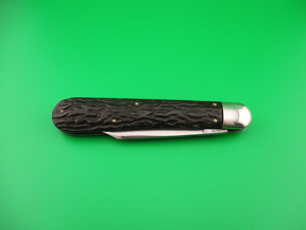 CHALLENGE CUT CO Hunter Black wormgroove automatic knife FLY LOCK ...