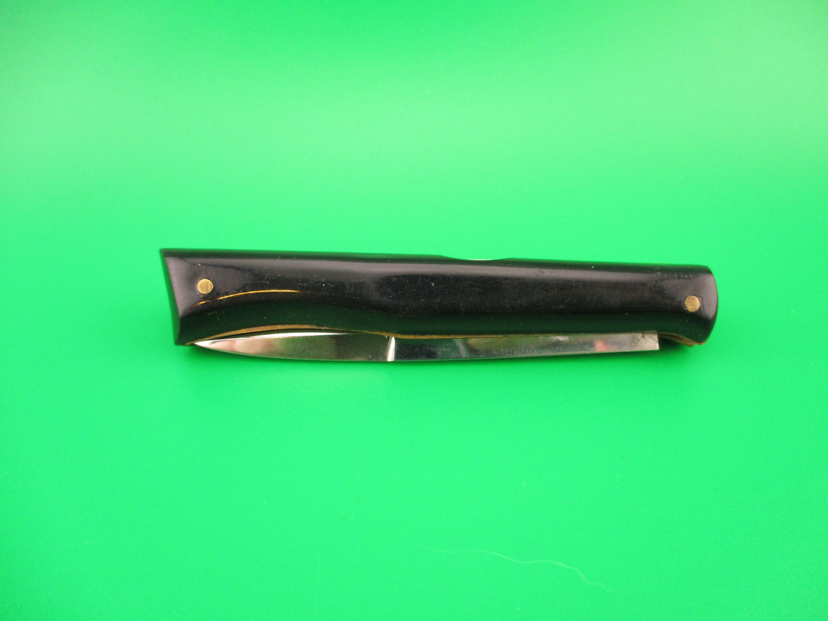 MADE ITALY INOX PATS PEND 15cm Italian Black rare Bayonet switchblade ...
