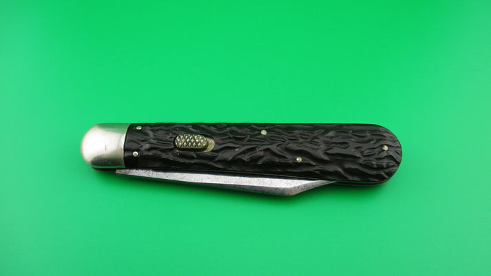 CHALLENGE CUT CO FLYLOCK Antique Hunter Black Switchblade knife – Apple ...