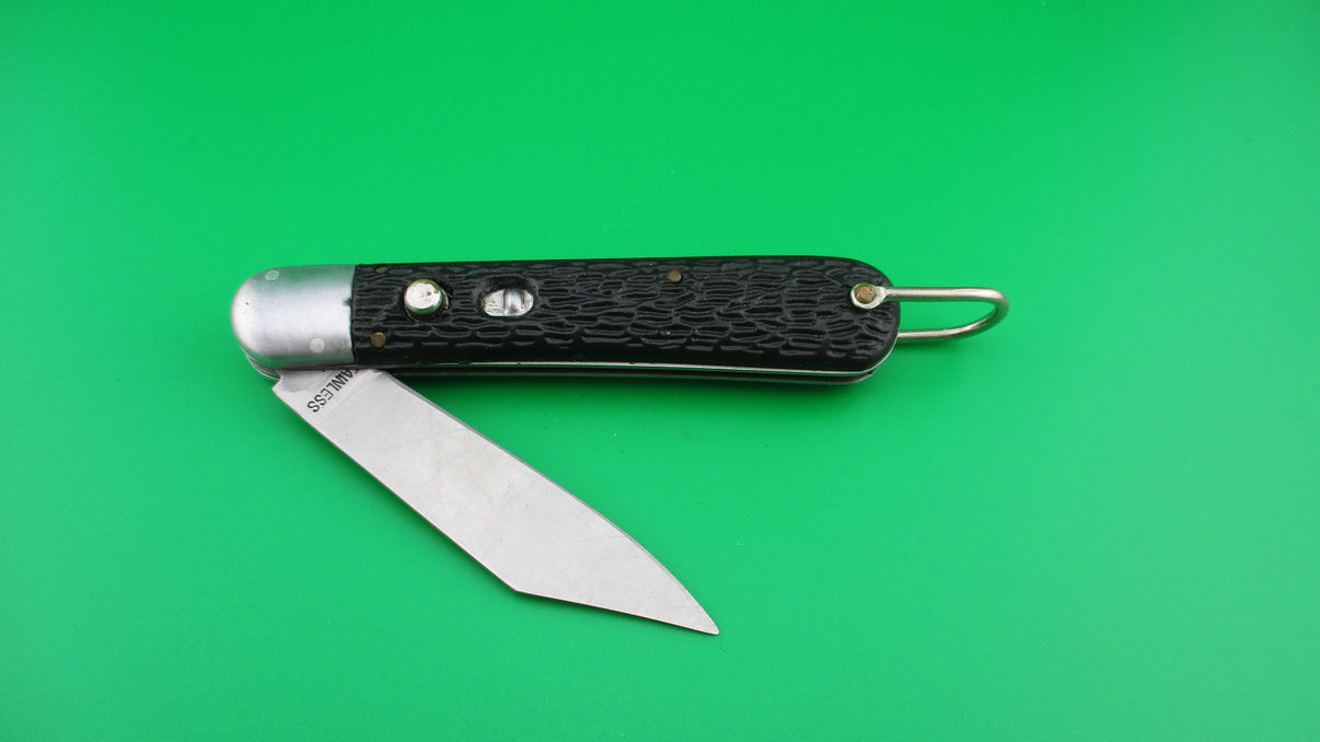 z STAINLESS 18cm Chinese copy of Schrade M2 paratrooper switchblade kn ...