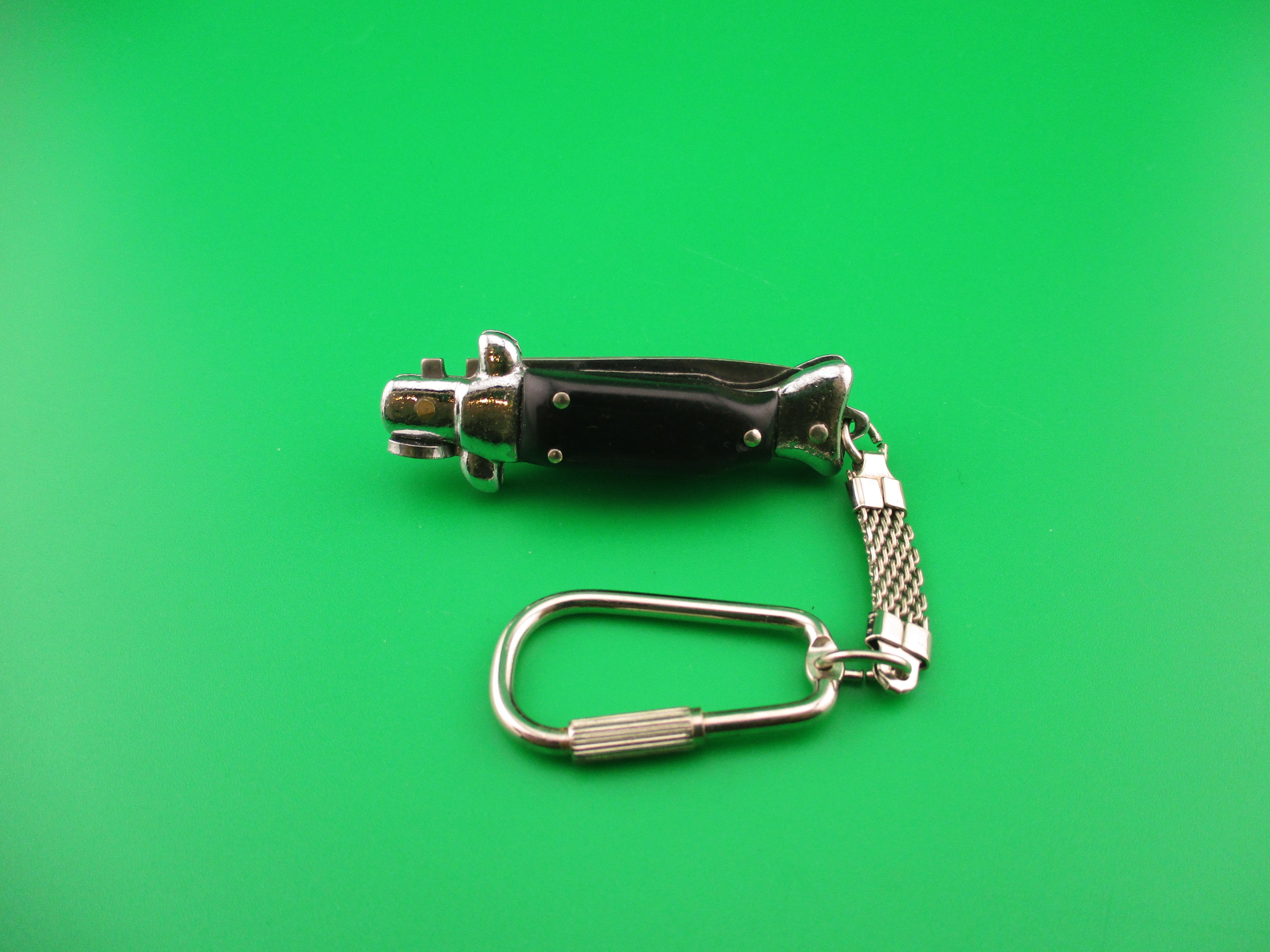 Mini Stiletto keychain knife 9cm Italian style vintage automatic knife ...