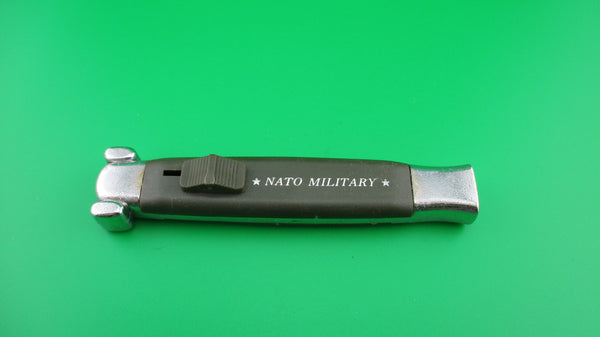 z STAINLESS ROSTFREI NATO MILITARY DA OTF 20cm green automatic knife ...