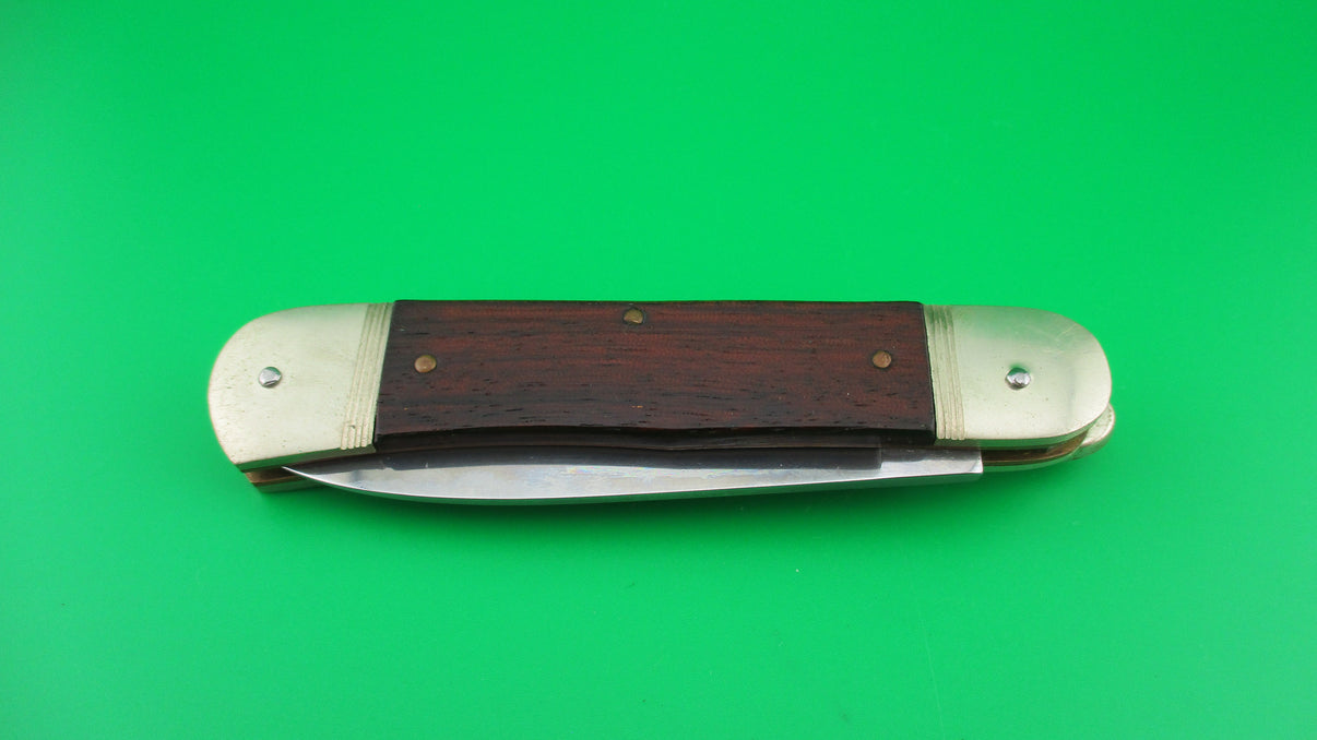 HUBERTUS 11cm German Lever automatic knife with Wood scales – Apple ...