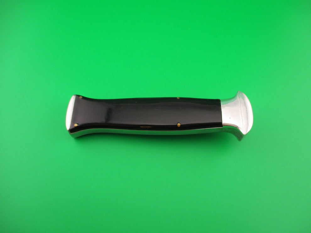 Hubertus SOLINGEN 21cm German OTF DA Black Aluminum West Germany autom ...