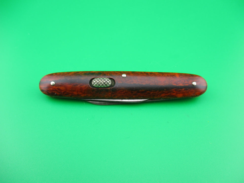 CHALLENGE CUT CO double Cocobolo celluloid automatic knife – Apple ...