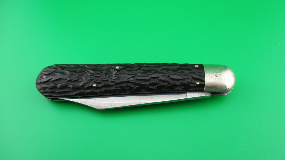 z Flylock Hunter 11000 Large Single Black Wormgroove switchblade knife ...