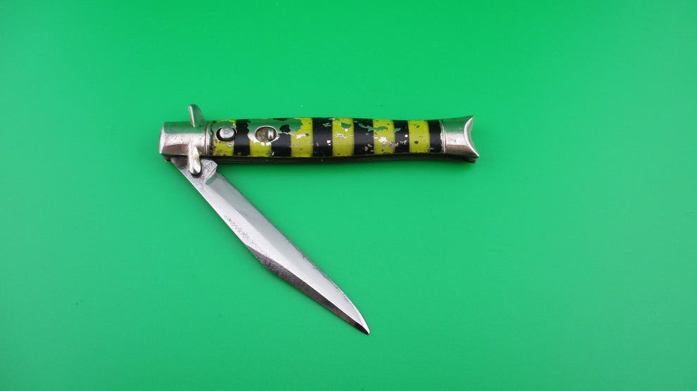 Edgemaster Tinny Bowtie Bumblebee vintage switchblade knife USA – Apple ...