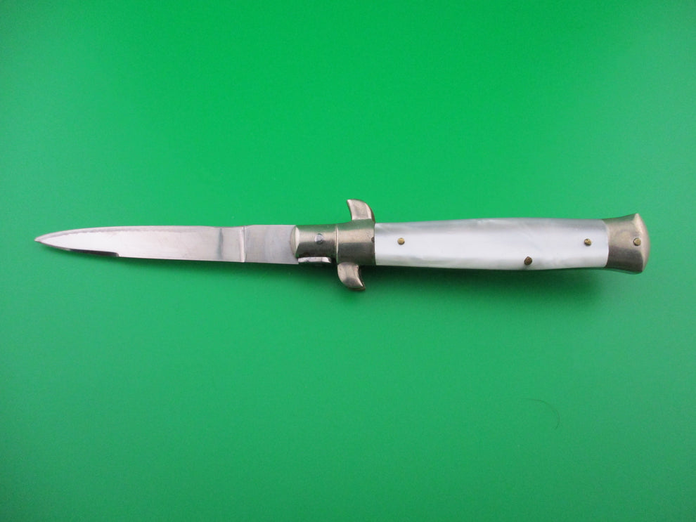 z Rostfrei (slant) 18cm Italian transitional Pearlex switchblade knife ...