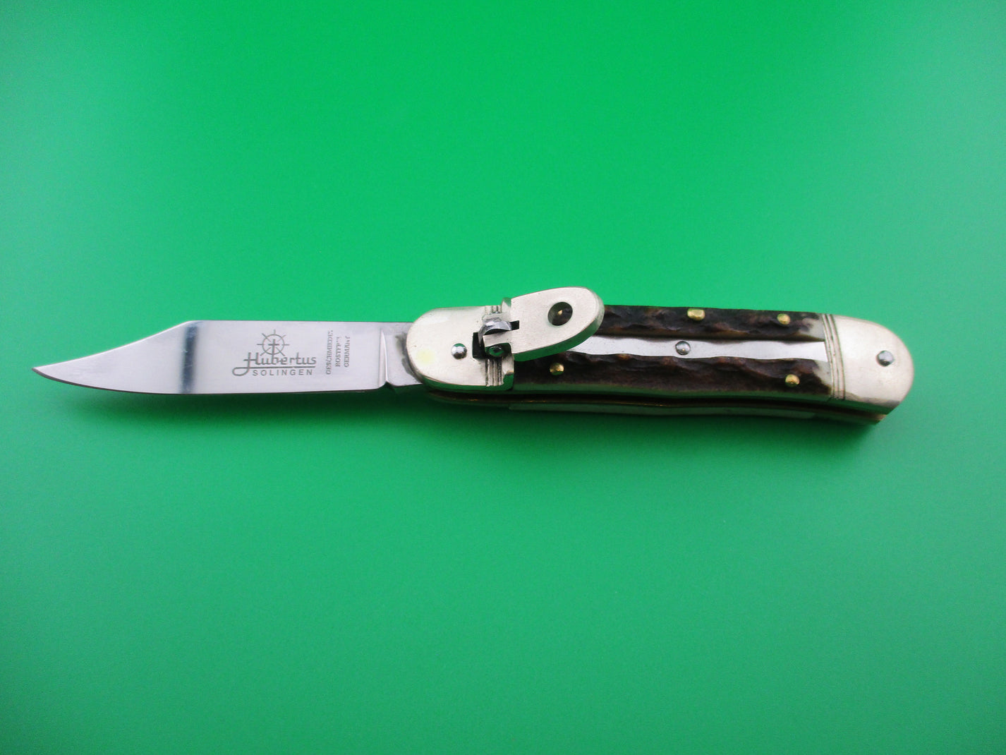 z Hubertus 8cm German Stag lever switchblade – Apple Valley Knives