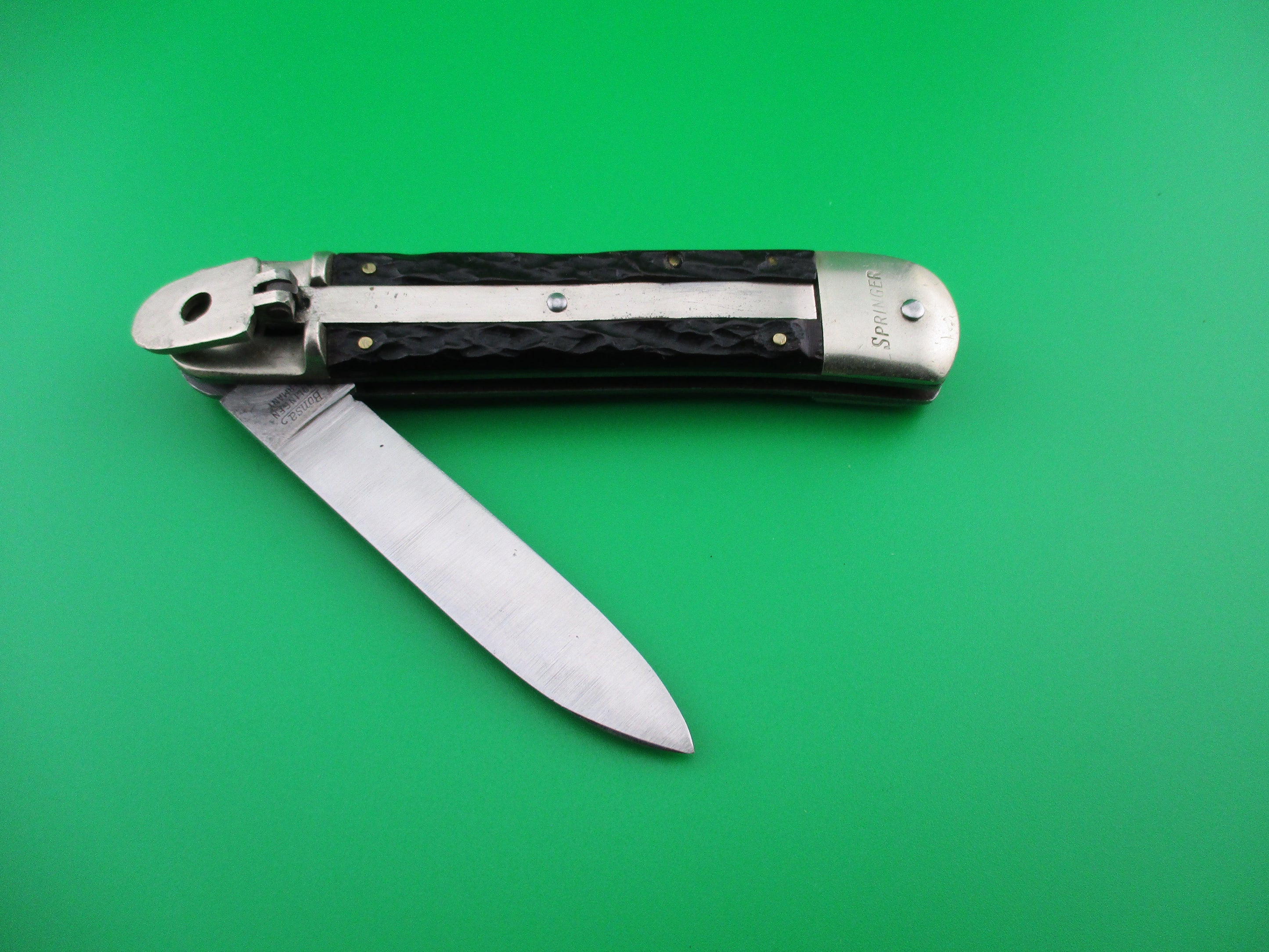 Bonsa 10cm Vintage German SPRINGER lever automatic – Apple Valley Knives