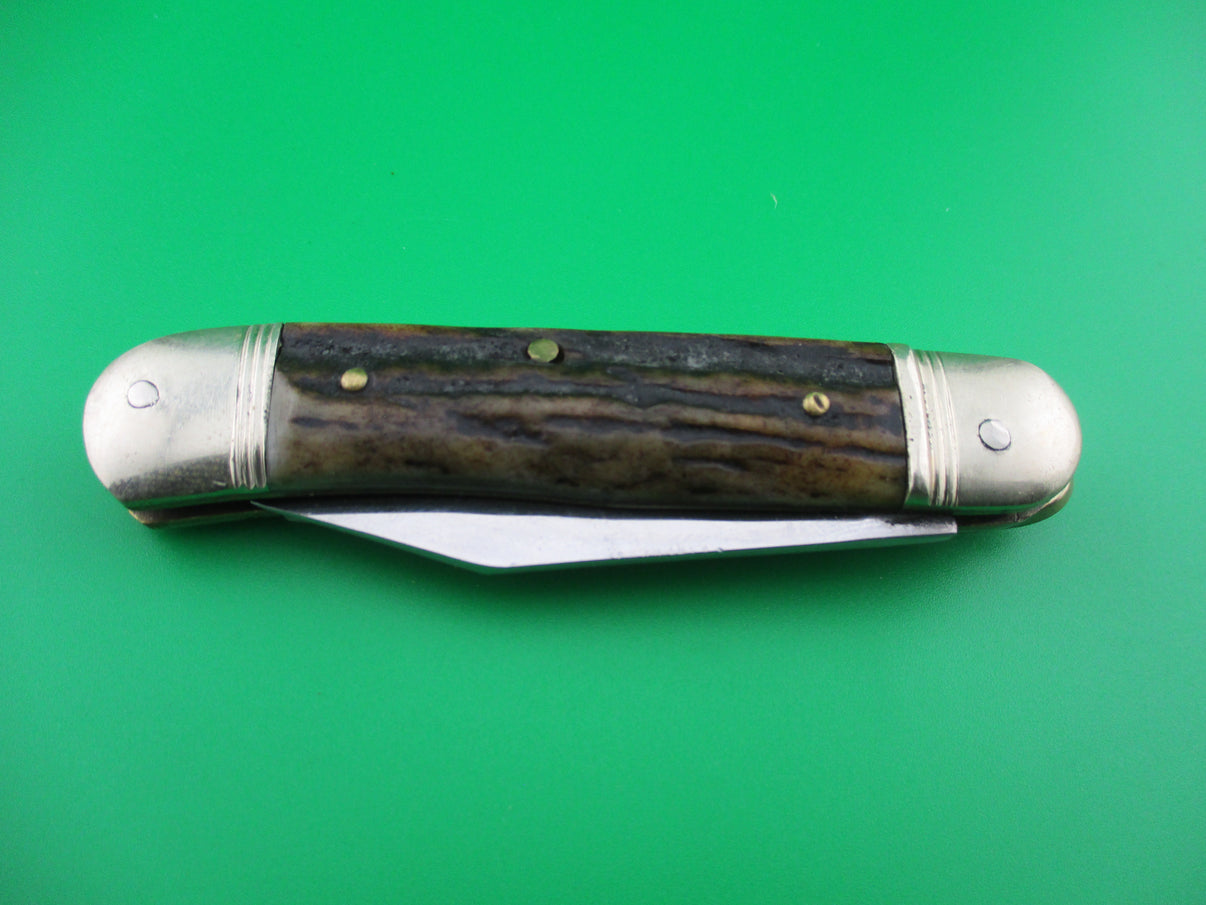 Hubertus 8cm West German Lever Liliput Stag automatic knife – Apple ...