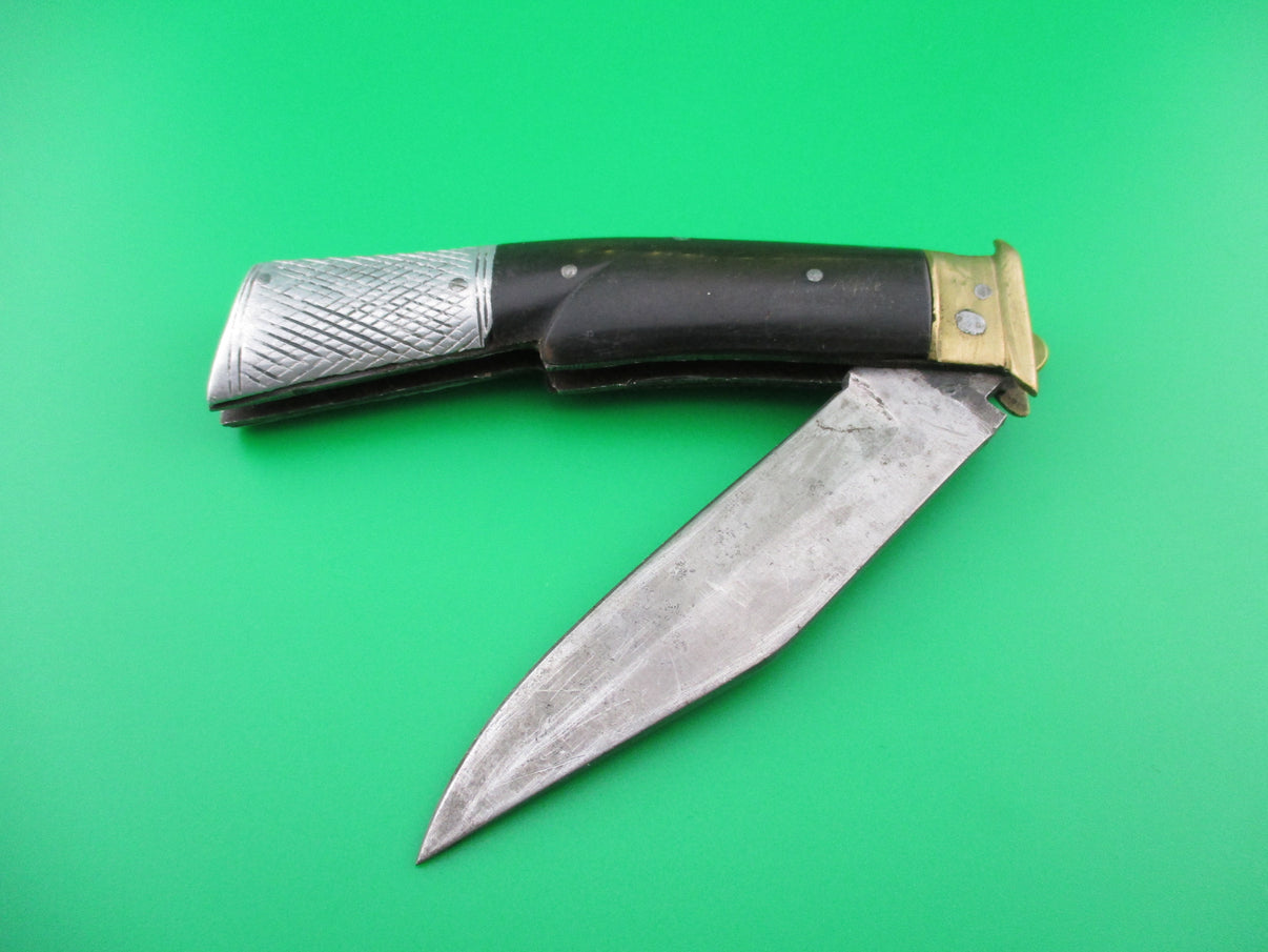Indian Gunstock Lever switchblade knife – Apple Valley Knives