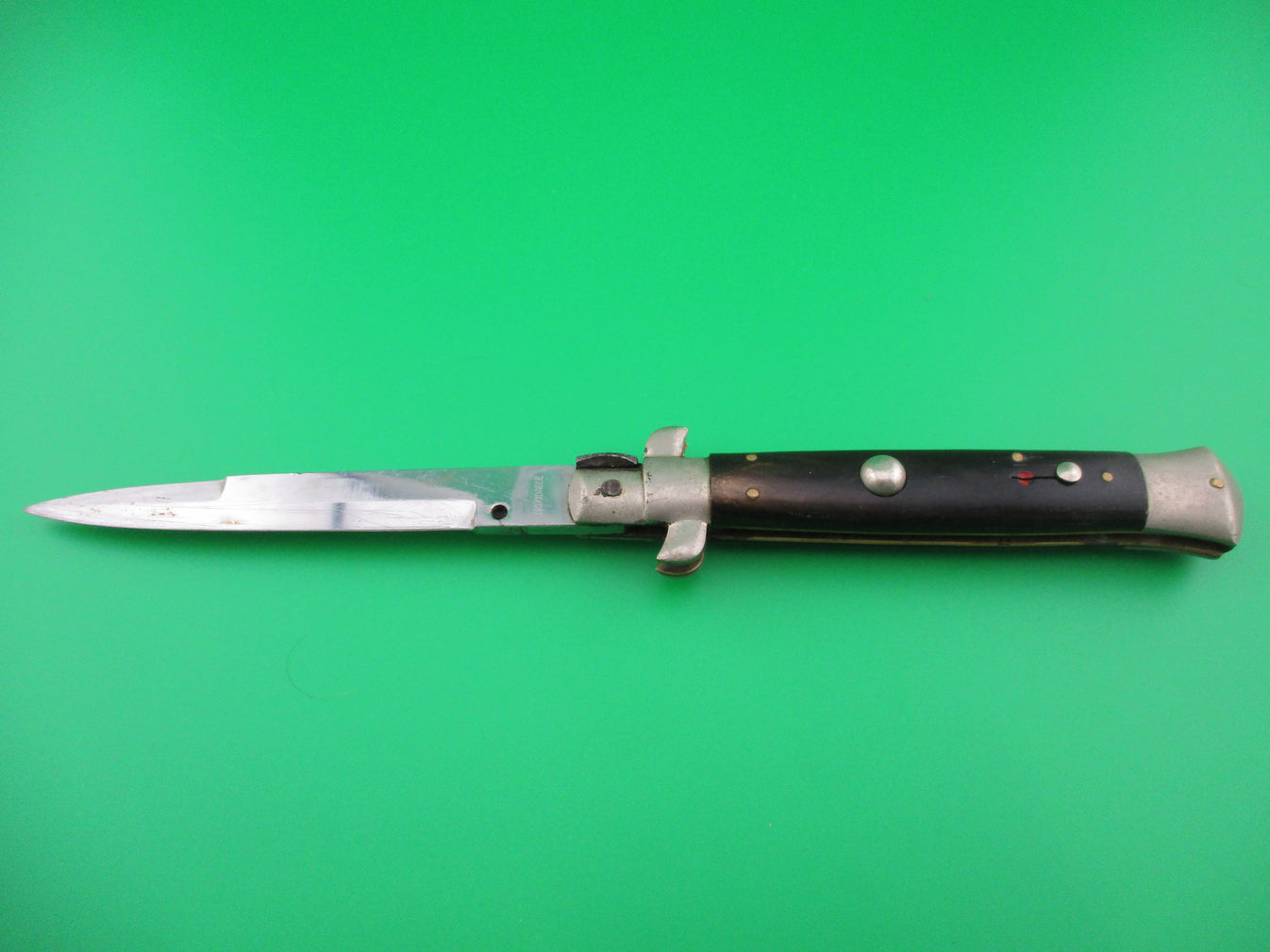 INOXIDABLE 23cm Italian vintage 1950s picklock switchblade red dot ...