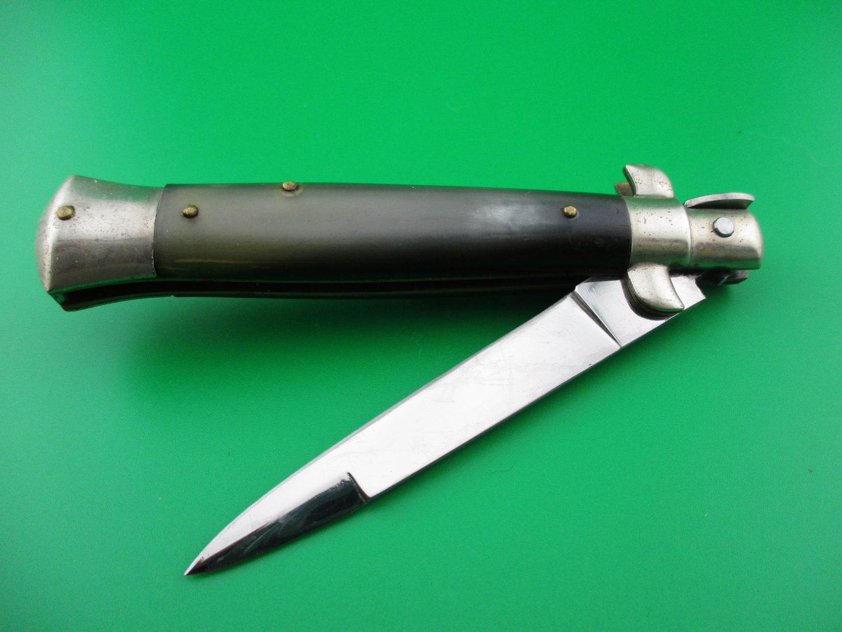 Rostfrei IMPORT 20cm Italian transitional stiletto switchblade knife ...