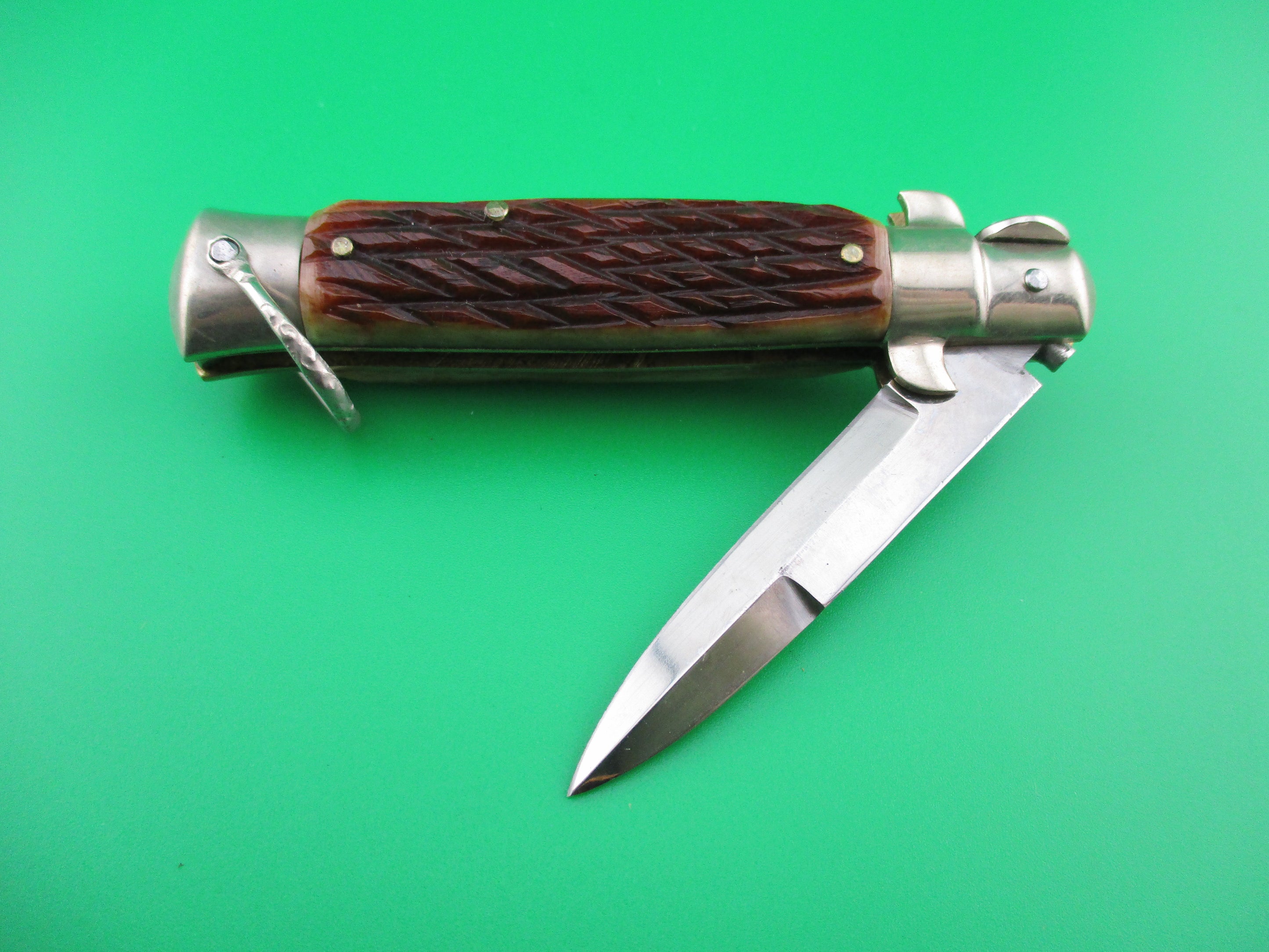 Ring Cutlery B Svoboda Japan 15cm bone picklock stiletto switchblade N ...