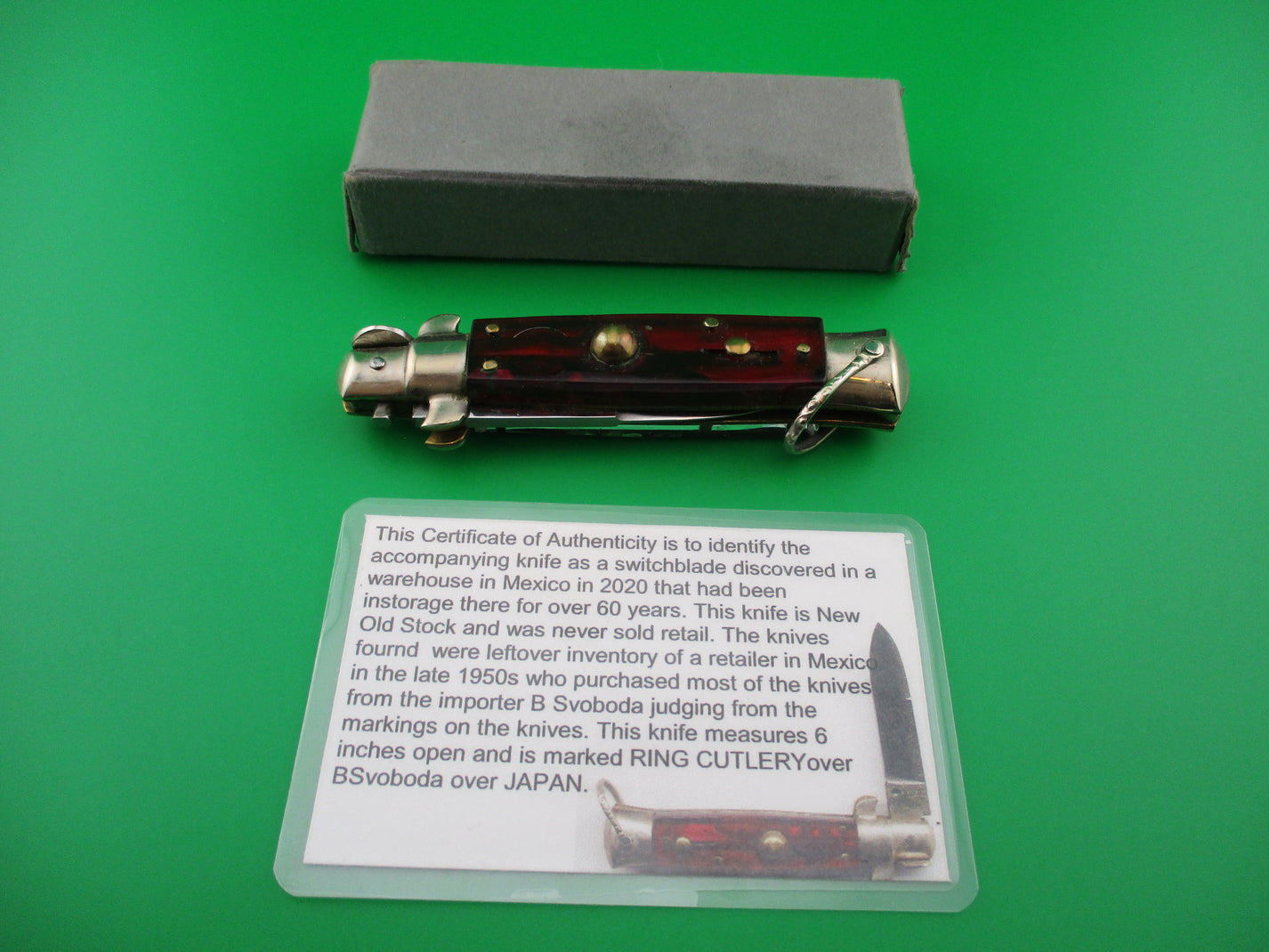 Ring Cutlery B Svoboda Purple Dragon picklock NOS switchblade – Apple ...