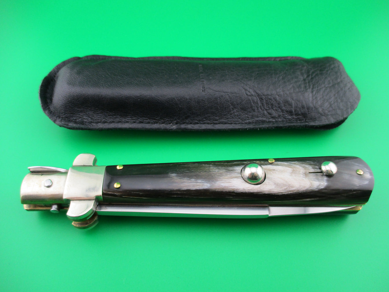 z Renzo Pascotto 28cm Italian Frosolone style picklock switchblade kni ...