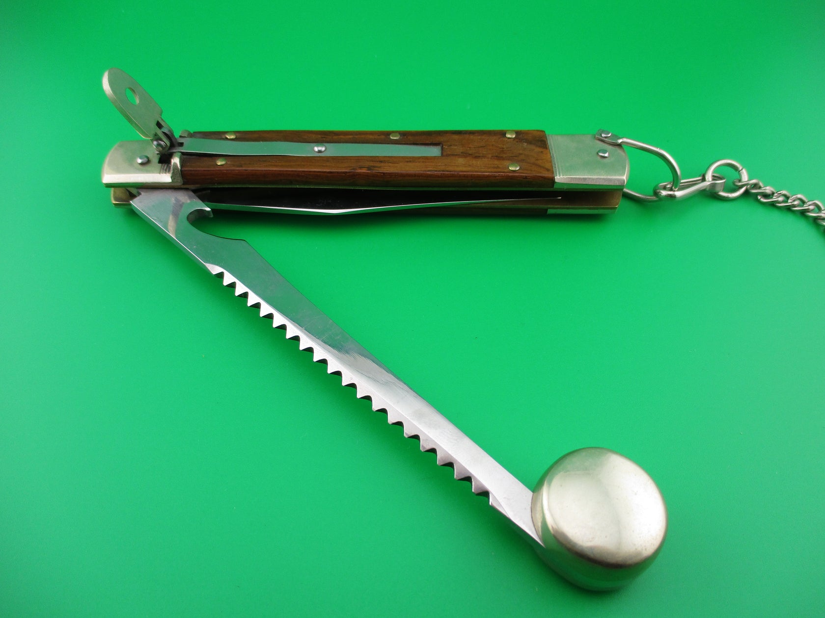 z Hubertus Solingen Rostfrei Fish Knocker Fisherman's Lever switchblad ...