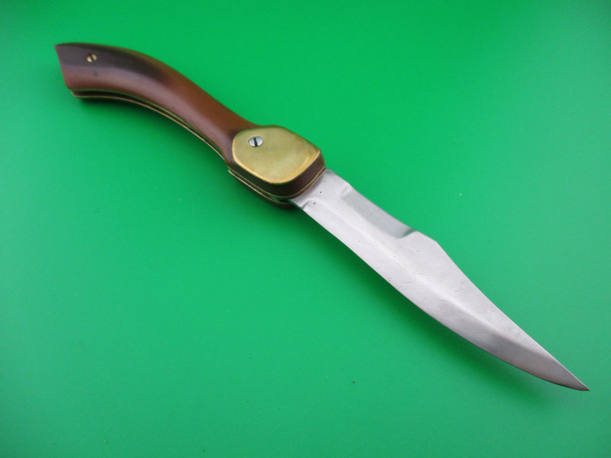 Russian 24cm Prison Knife Switchblade Vintage Brass plates – Apple ...