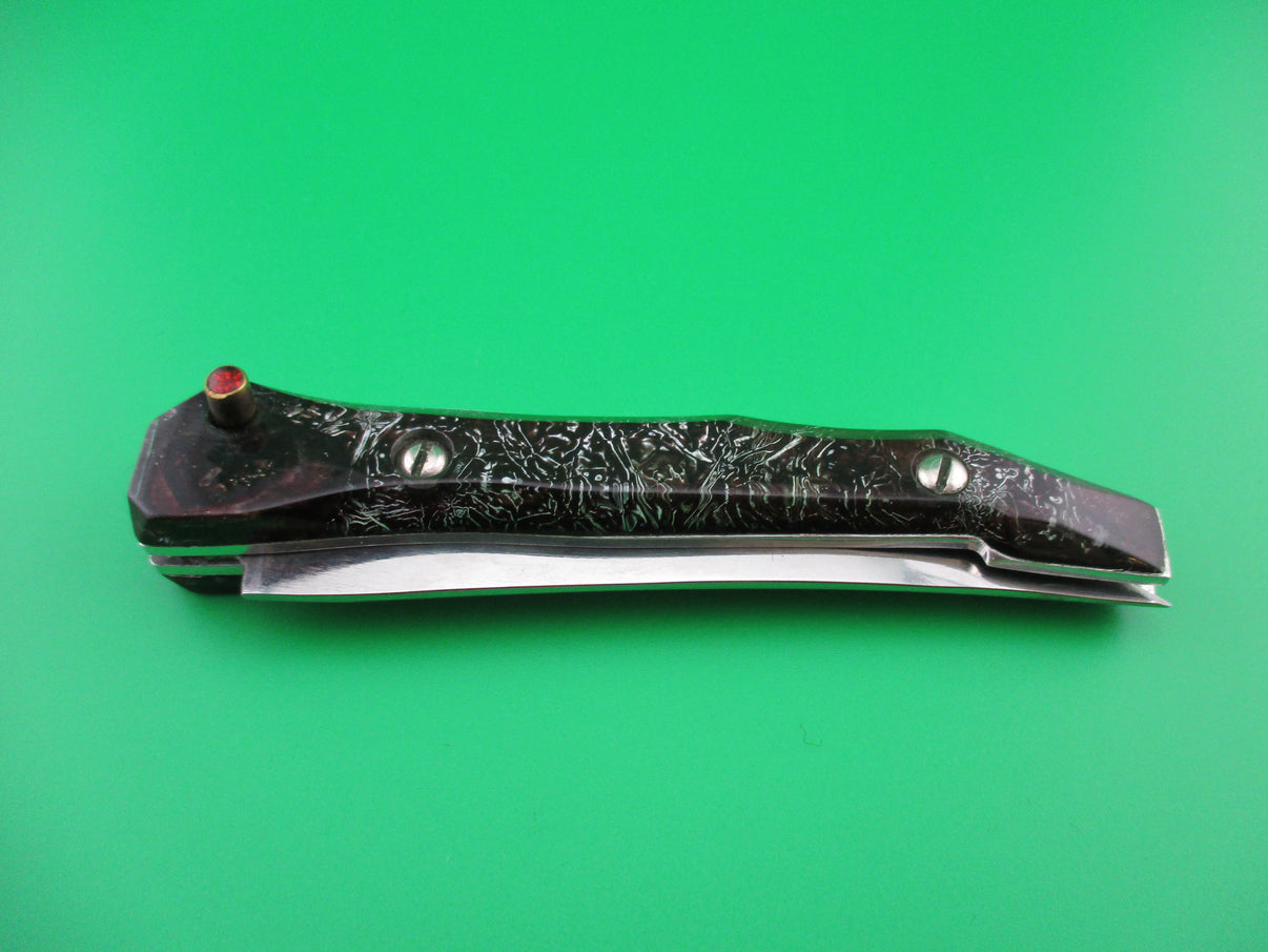 RPK 21cm Vintage Russian Prison Knife Beautiful scales switchblade ...