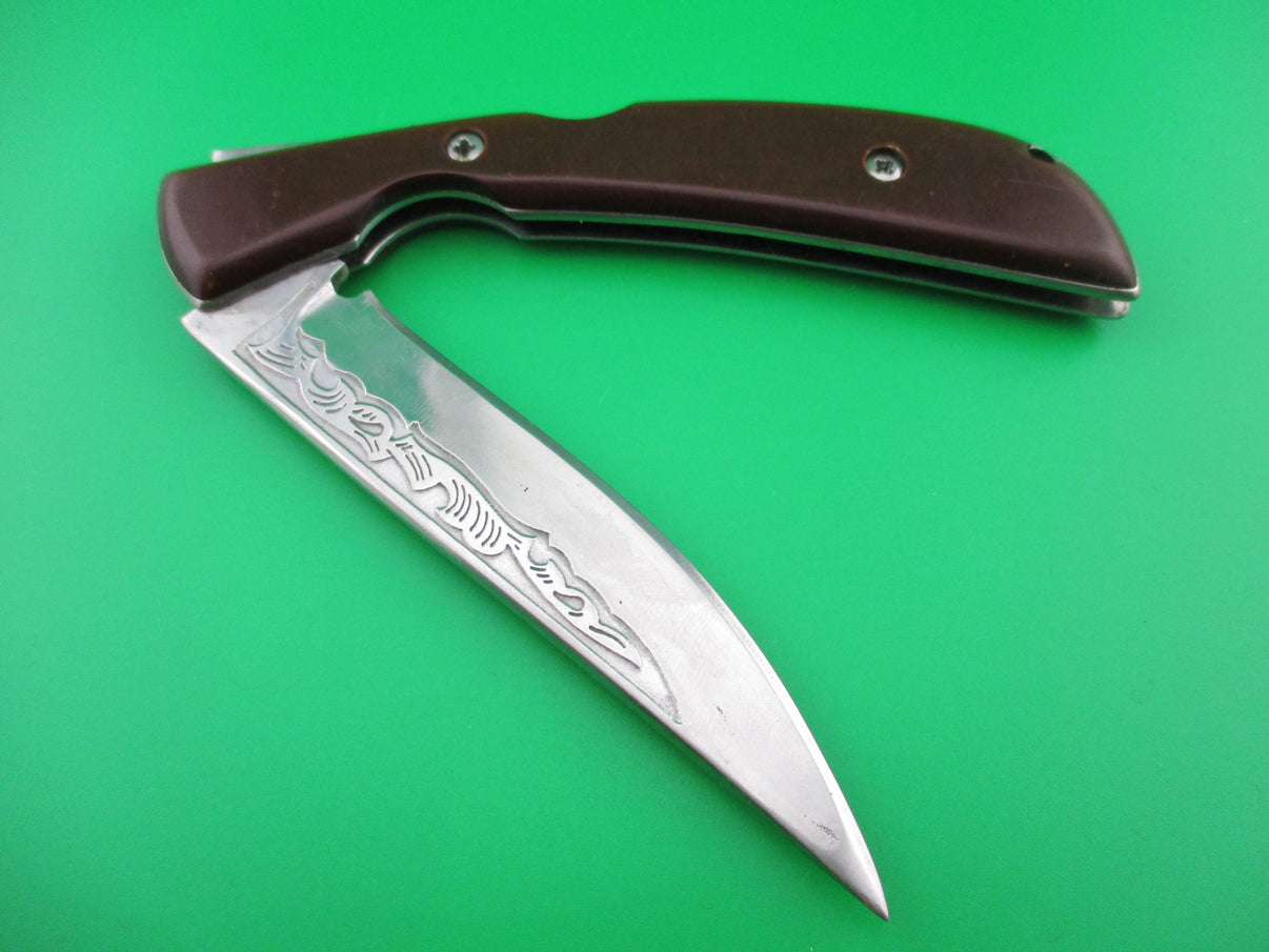 RPK Vintage 21cm Russian Prison Knife Manual Folder Lockback Nice ...