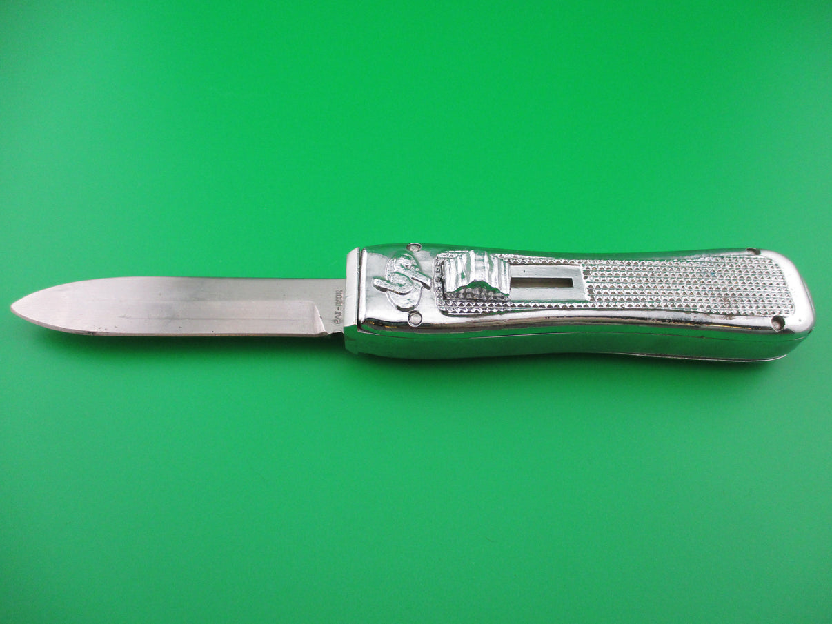 z PAT INOX 19cm Spanish Silver bf OTF double action switchblade vintag ...