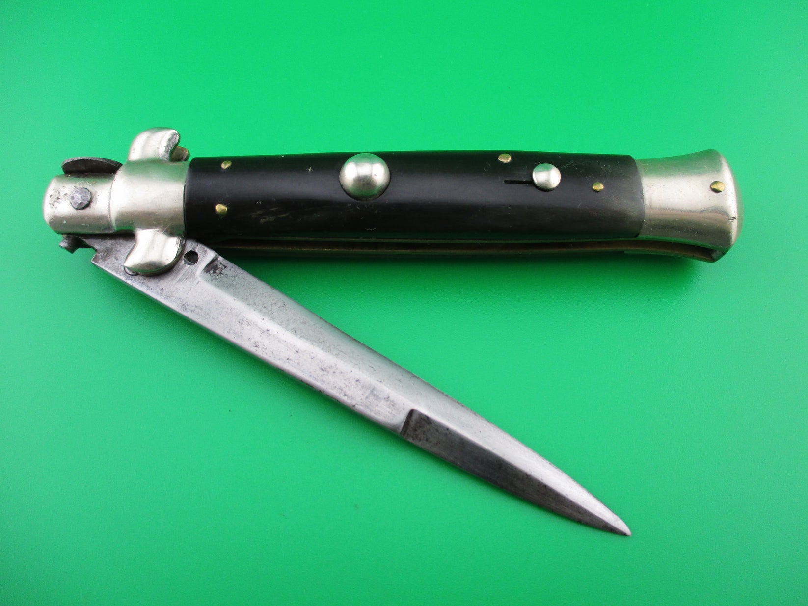 M.I. Italy Vintage 23cm 1950s Italian picklock switchblade knife ...
