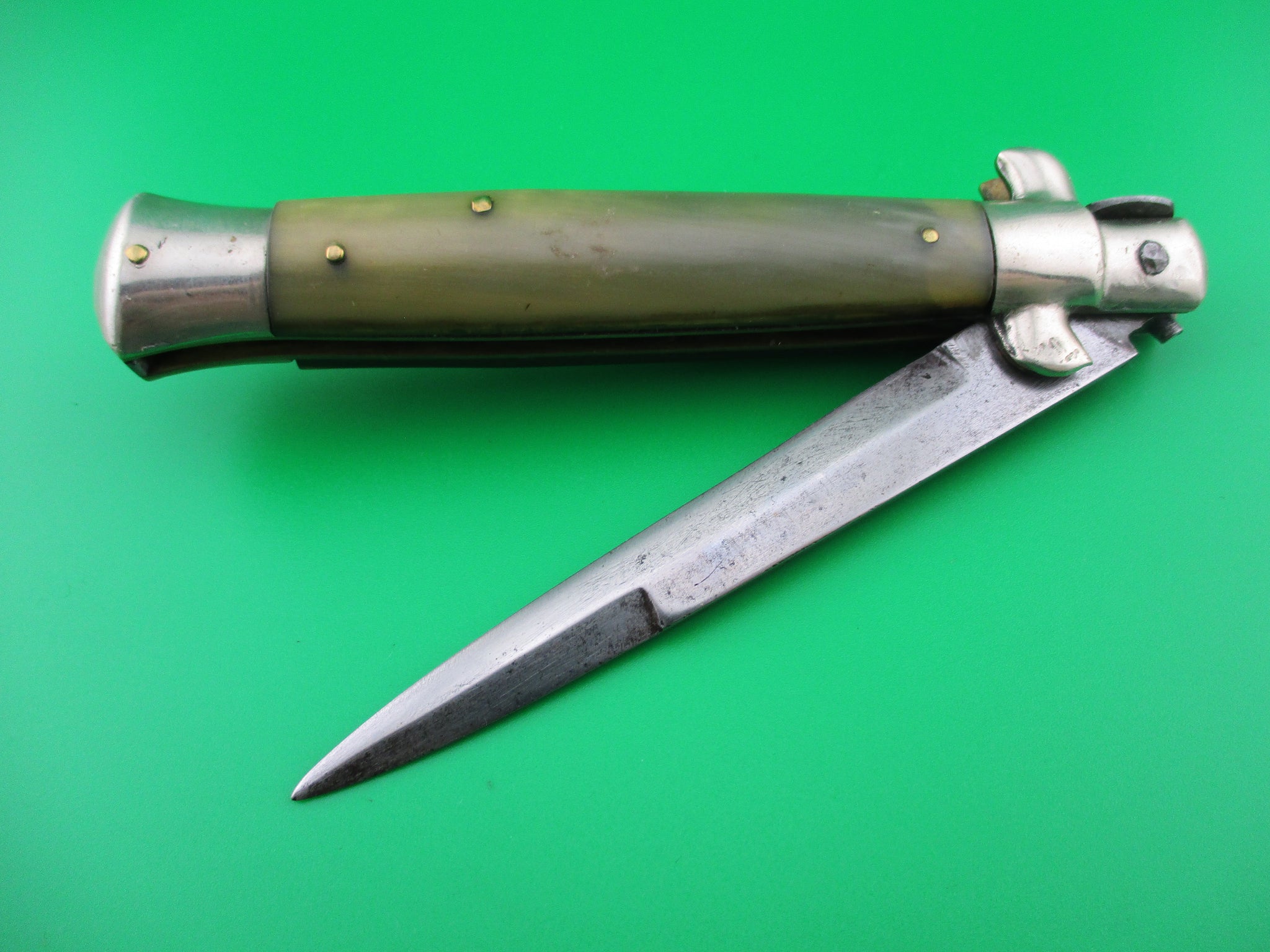 M.I. Italy Vintage 23cm 1950s Italian picklock switchblade knife ...