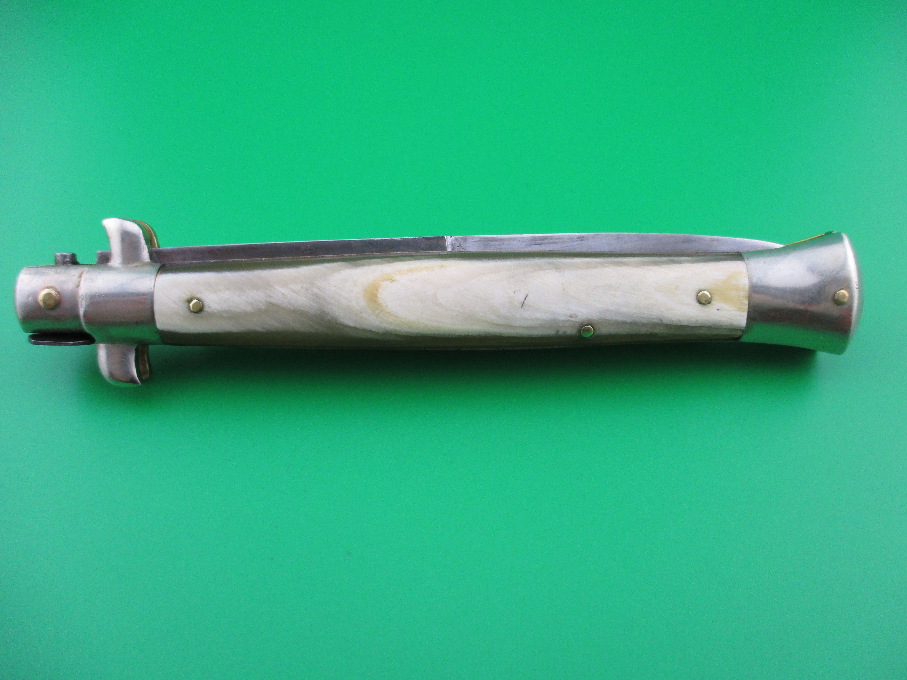 z CORICAMA 28cm Italian Vintage Picklock Red Dot switchblade knife ...
