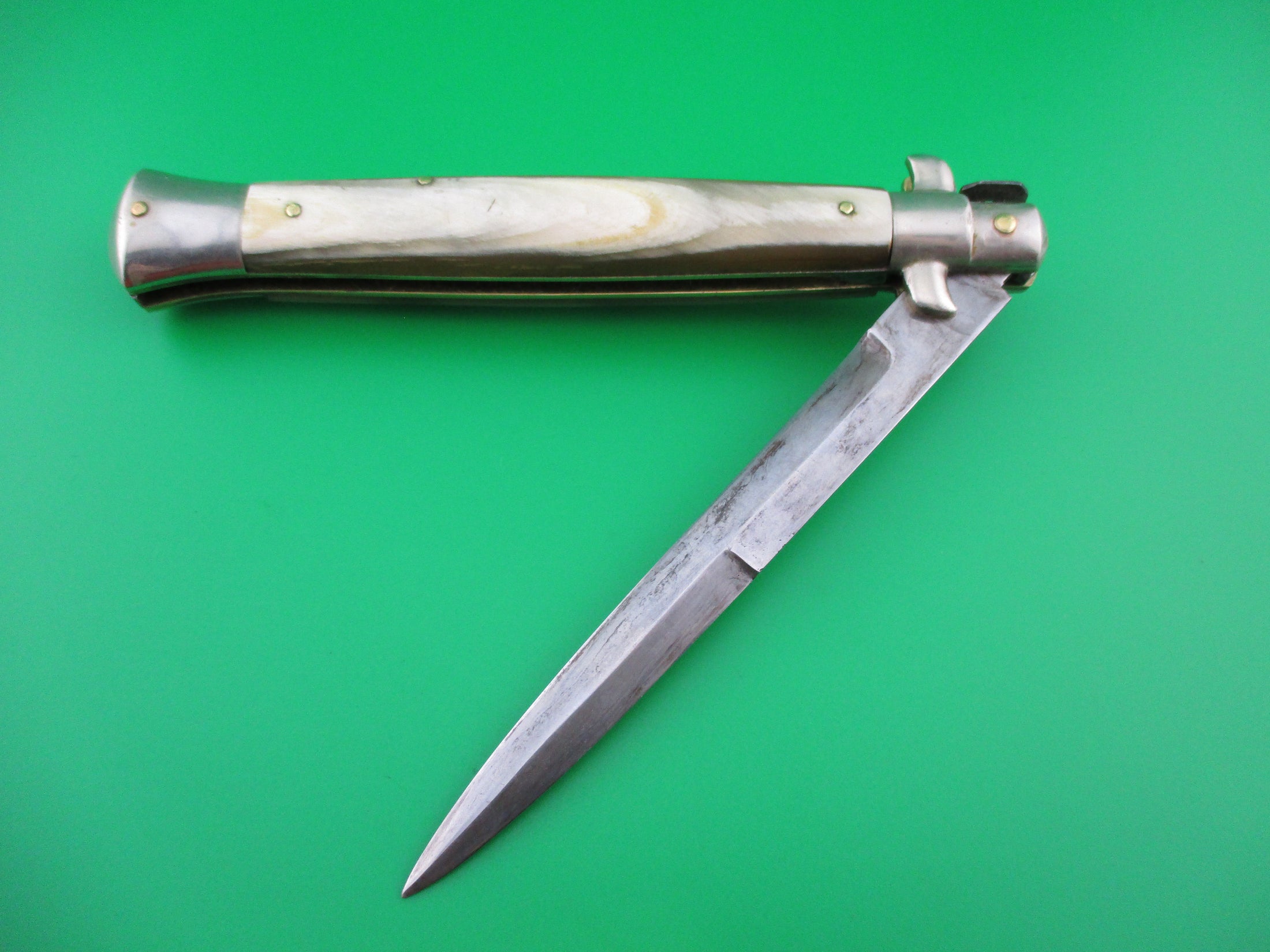 z CORICAMA 28cm Italian Vintage Picklock Red Dot switchblade knife ...