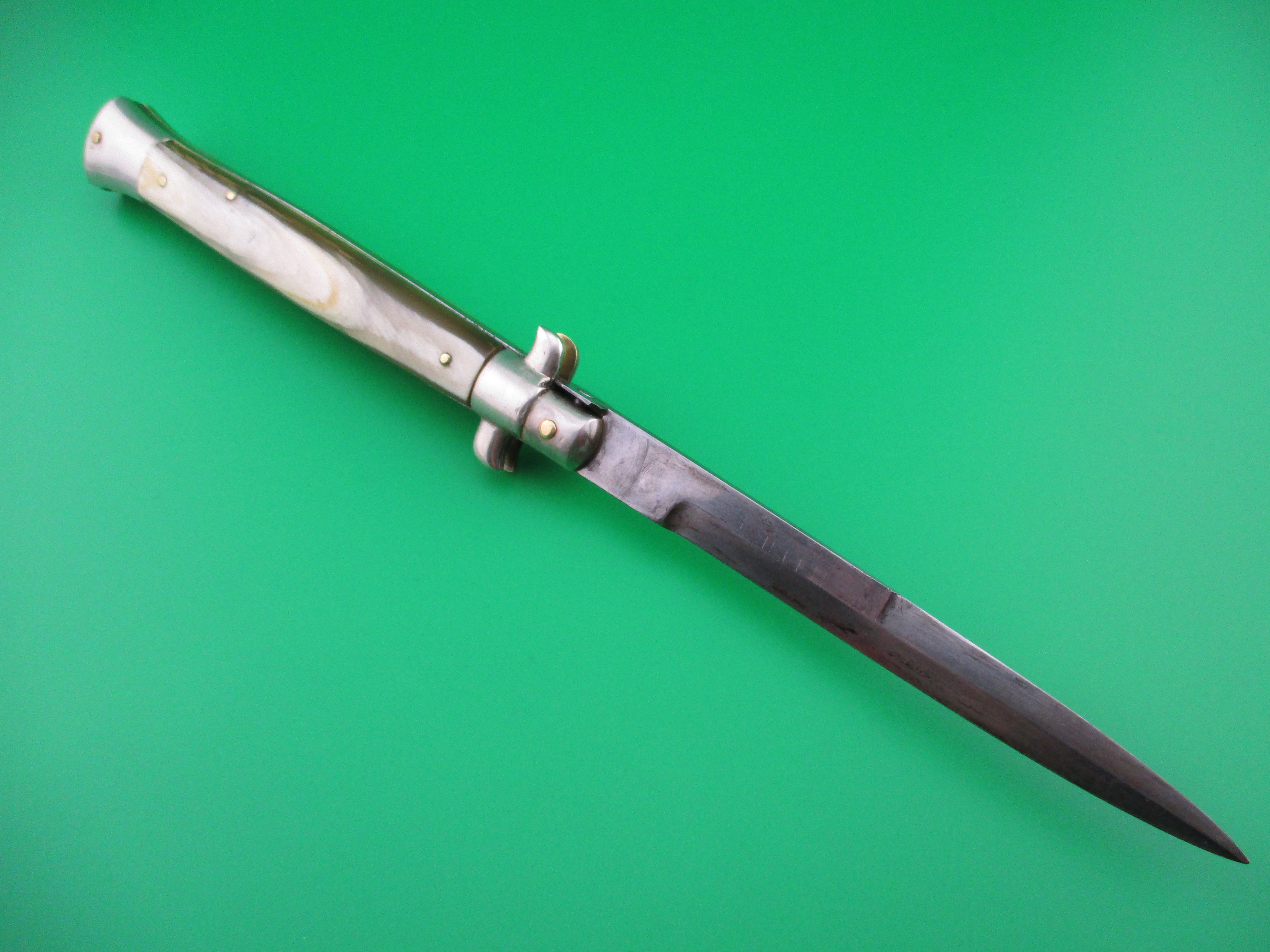 z CORICAMA 28cm Italian Vintage Picklock Red Dot switchblade knife ...