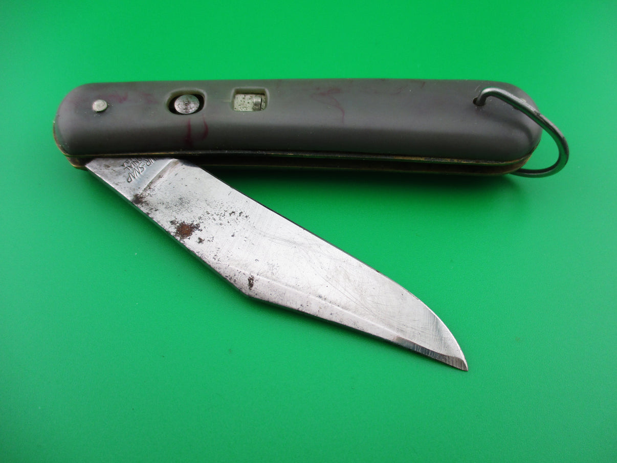 COLONIAL SHUR SNAP FAT JACK Gray Red swirl switchblade knife – Apple ...