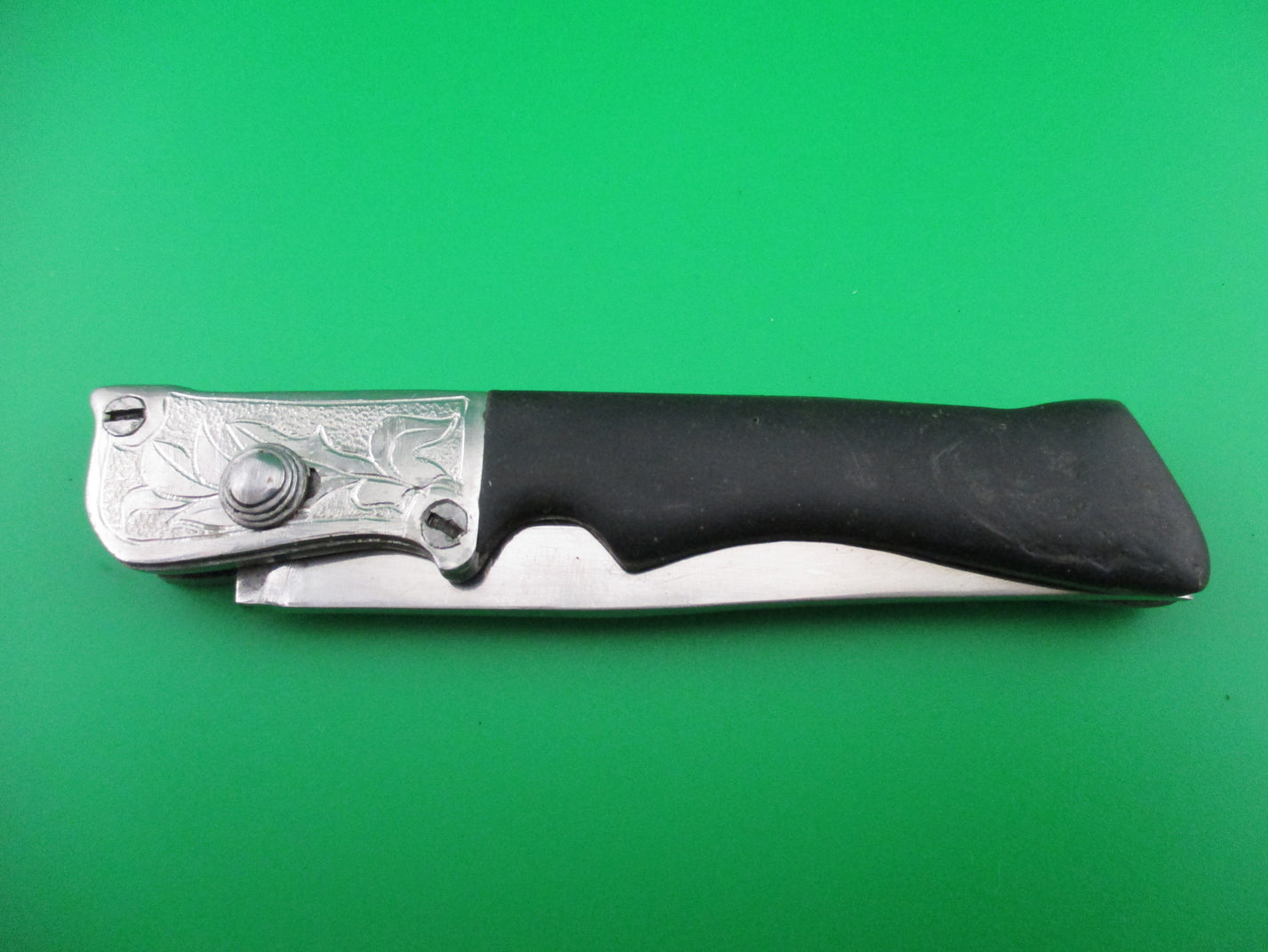 RPK 22cm Russian Prison Knife black silver engraved switchblade – Apple ...