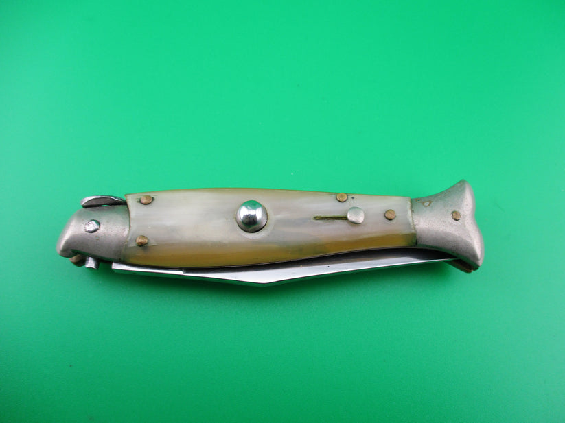 z ITALY 16cm Italian Fishtail picklock vintage automatic knife – Apple ...