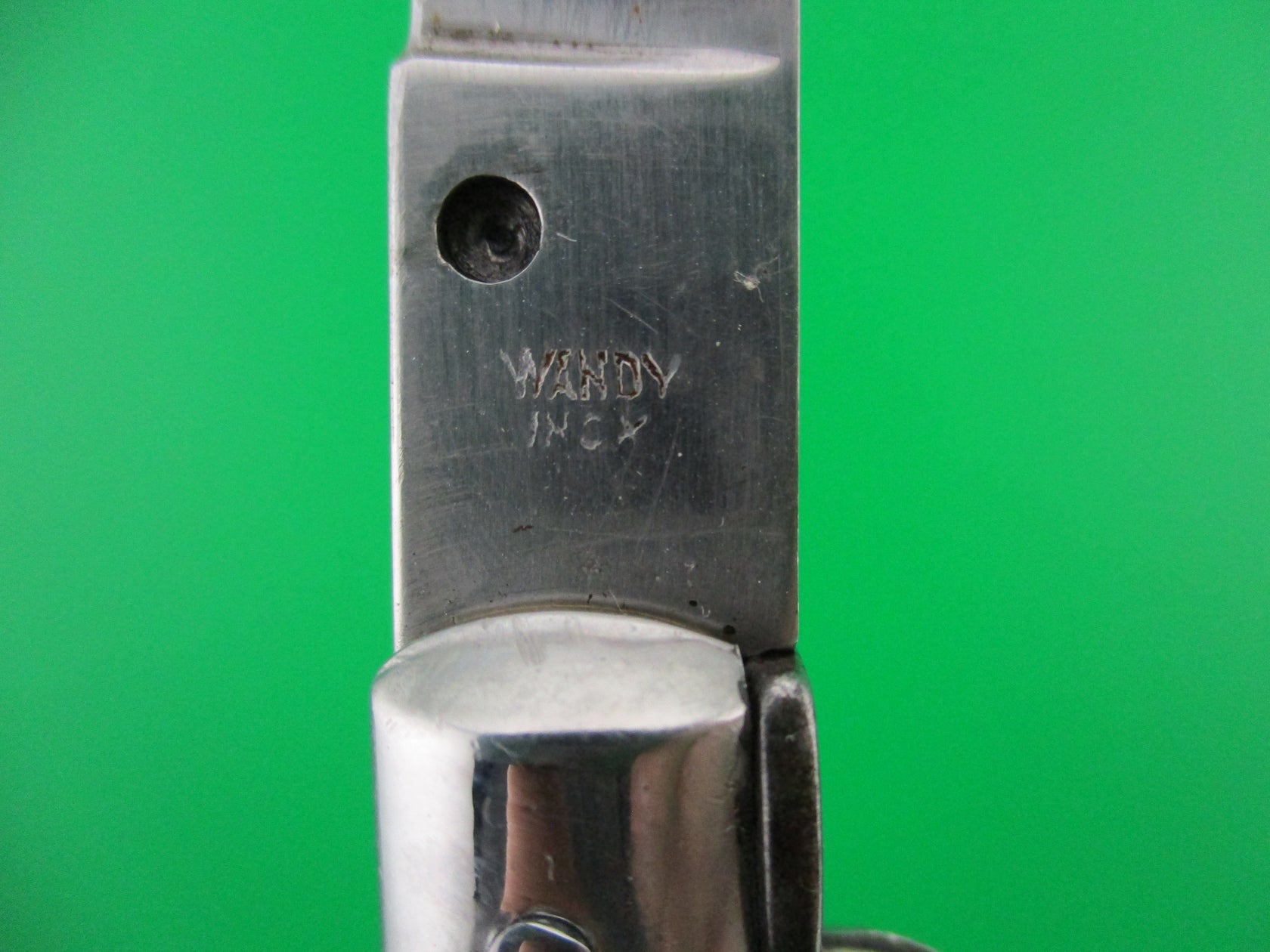 WANDY INOX 28cm Italian Stiletto Vintage swivel bolster switchblade ...