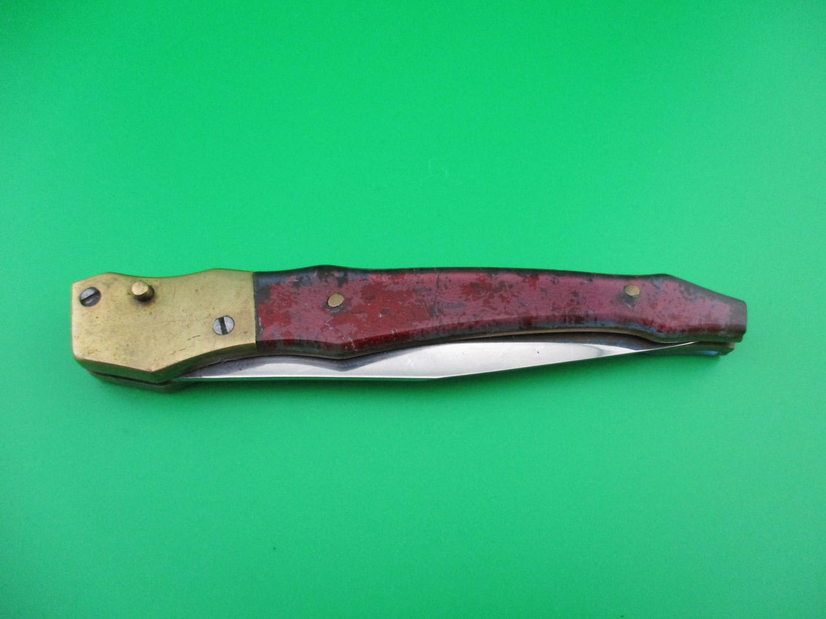RPK 25cm Russian Prison Knife Red luster Brass vintage automatic knife ...