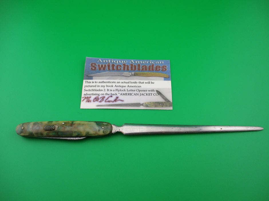 Book Knives. Actual knives featured in Antique American Switchblades ...