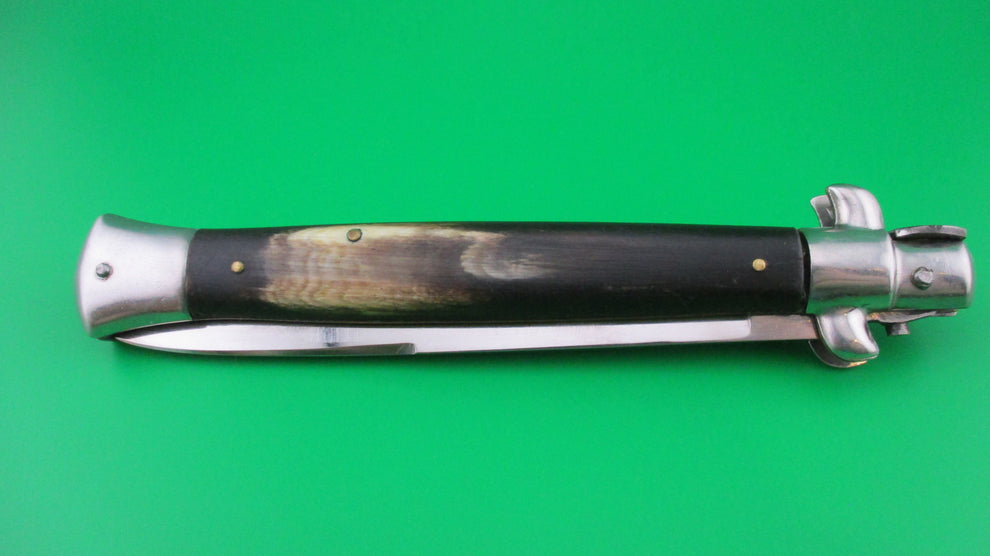 z M ITALY INOX 28cm Italian Transitional Stiletto switchblade knife ...