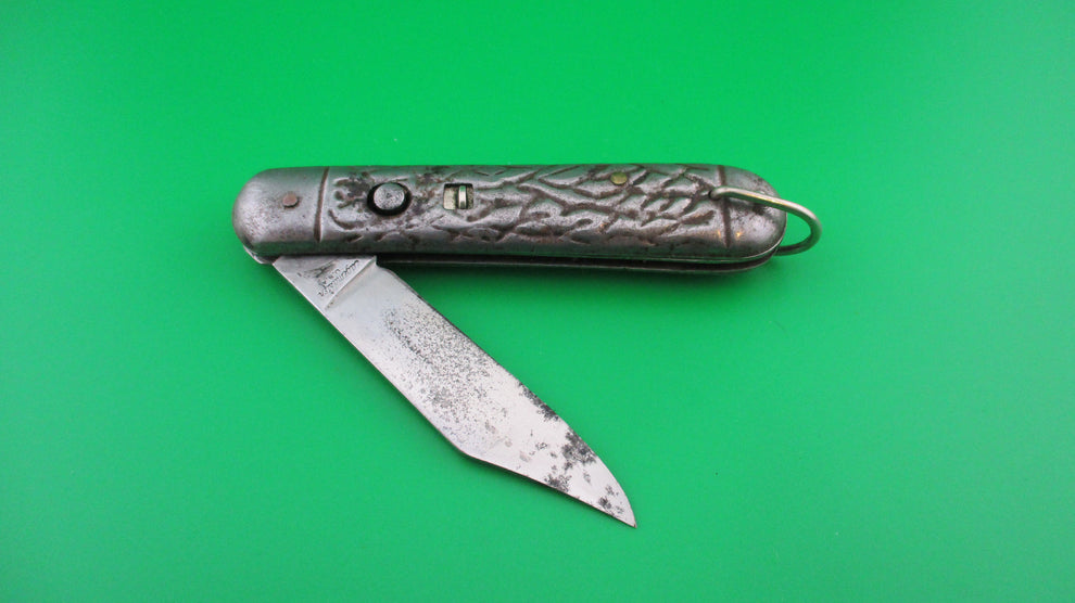 Edgemaster Paratrooper style 4 1/8" all metal automatic knife made in – Apple Valley Knives