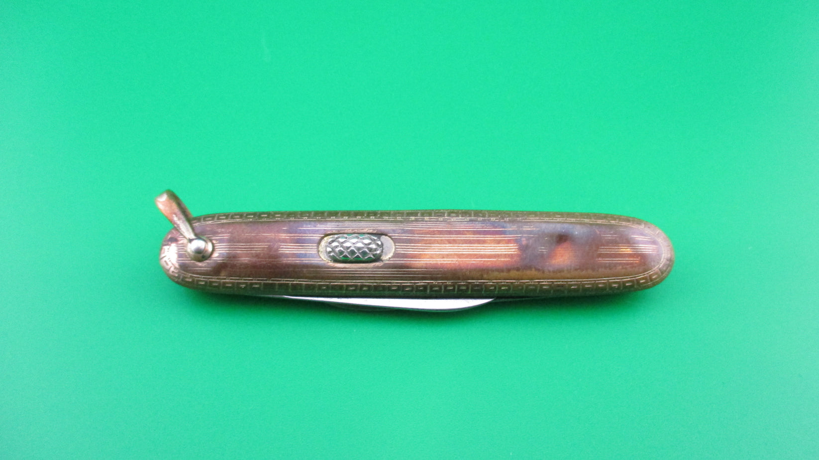 Flylock Small Gold double switchblade vintage knife w/shackle – Apple ...