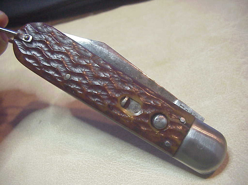 z PRESTO M2 Bone WWII paratrooper switchblade knife – Apple Valley Knives