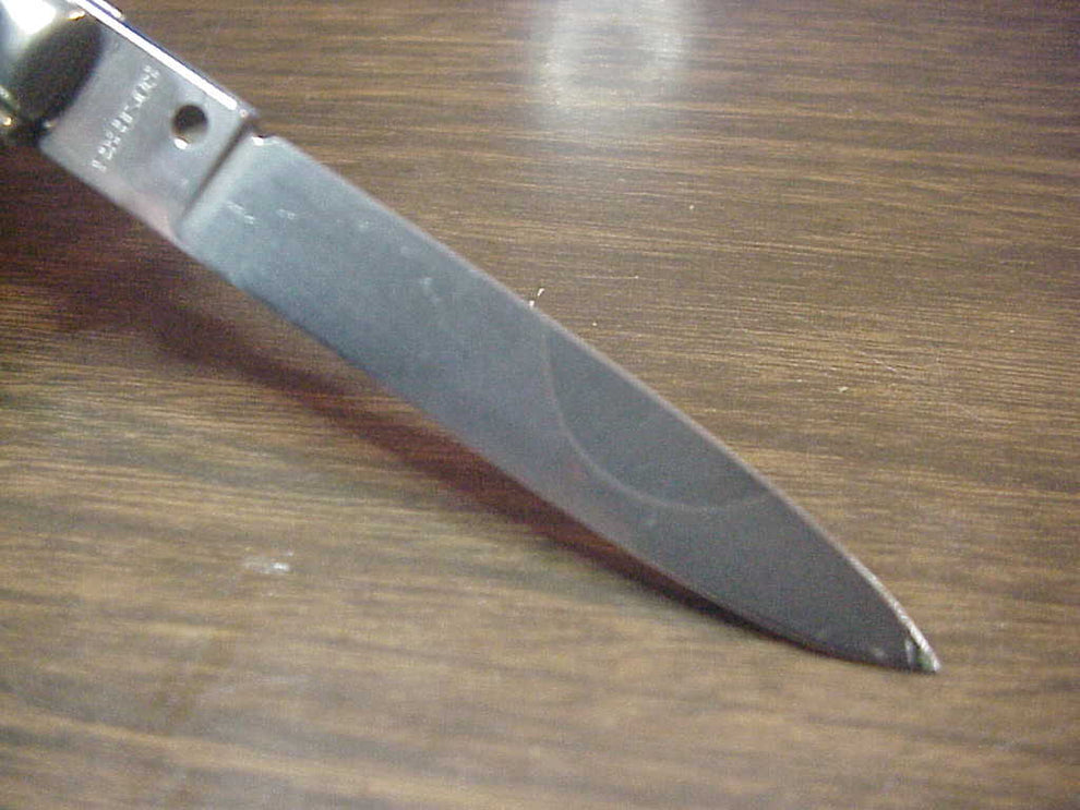 z ROSTFREI 20cm Italian Stag stiletto switchblade knife – Apple Valley ...