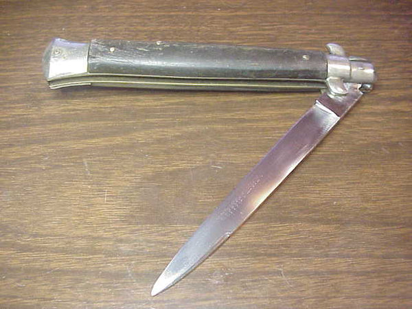 INOX 28cm Italian Transitional Stiletto switchblade knife – Apple ...